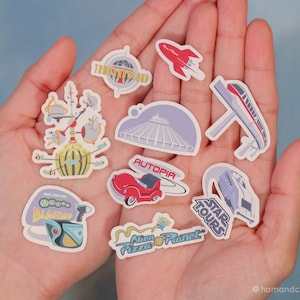 MINI Tomorrowland Sticker Pack 9pc Disneyland Inspired Disney Park ...