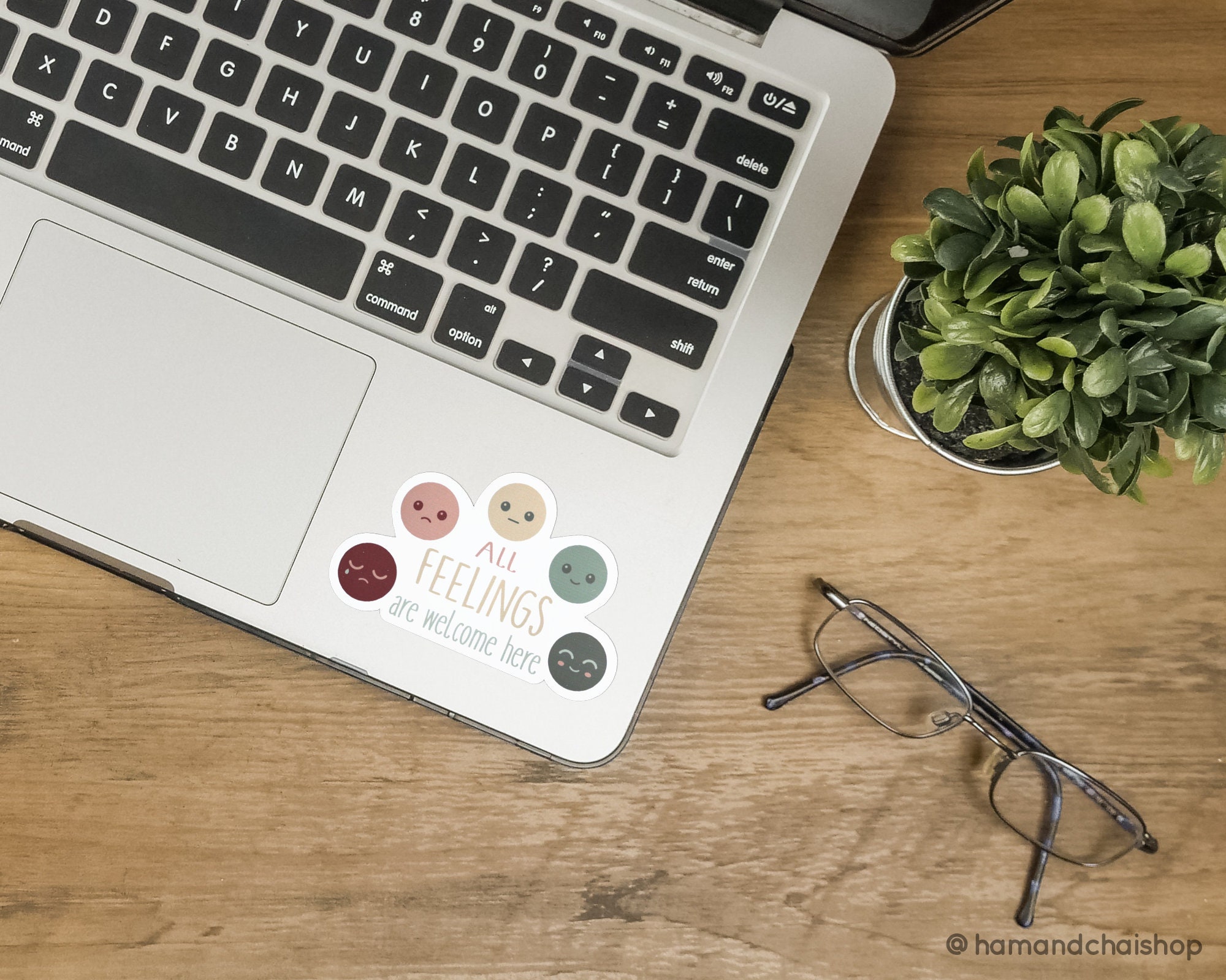 All Feelings Are Welcome Here Sticker Mental Health Positive - Etsy