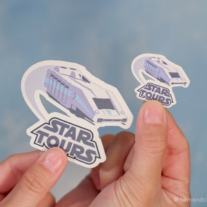 MINI Tomorrowland Sticker Pack 9pc Disneyland Inspired Disney Park ...