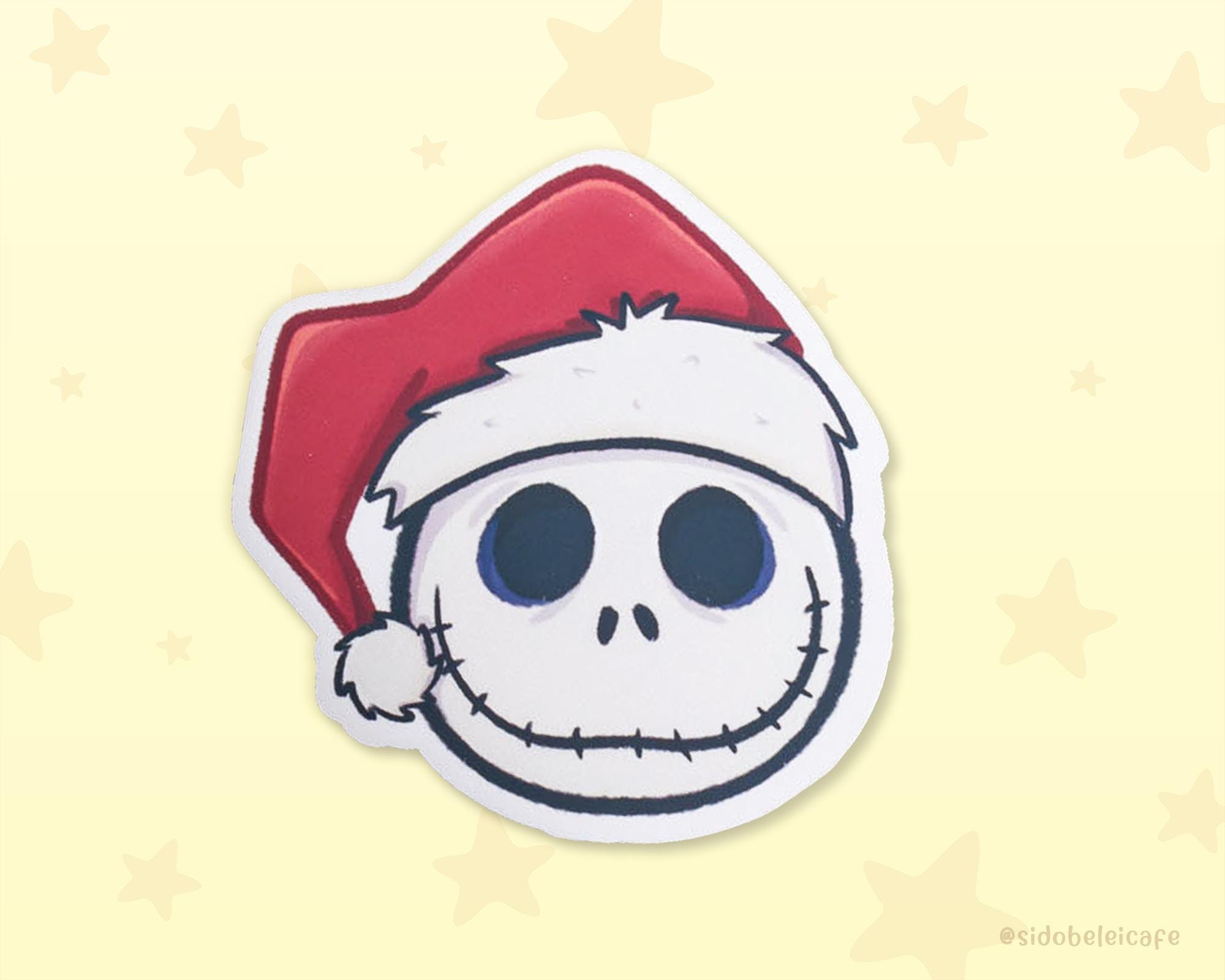 Jack Skellington Sandy Claws Sticker | Nightmare Before Christmas ...