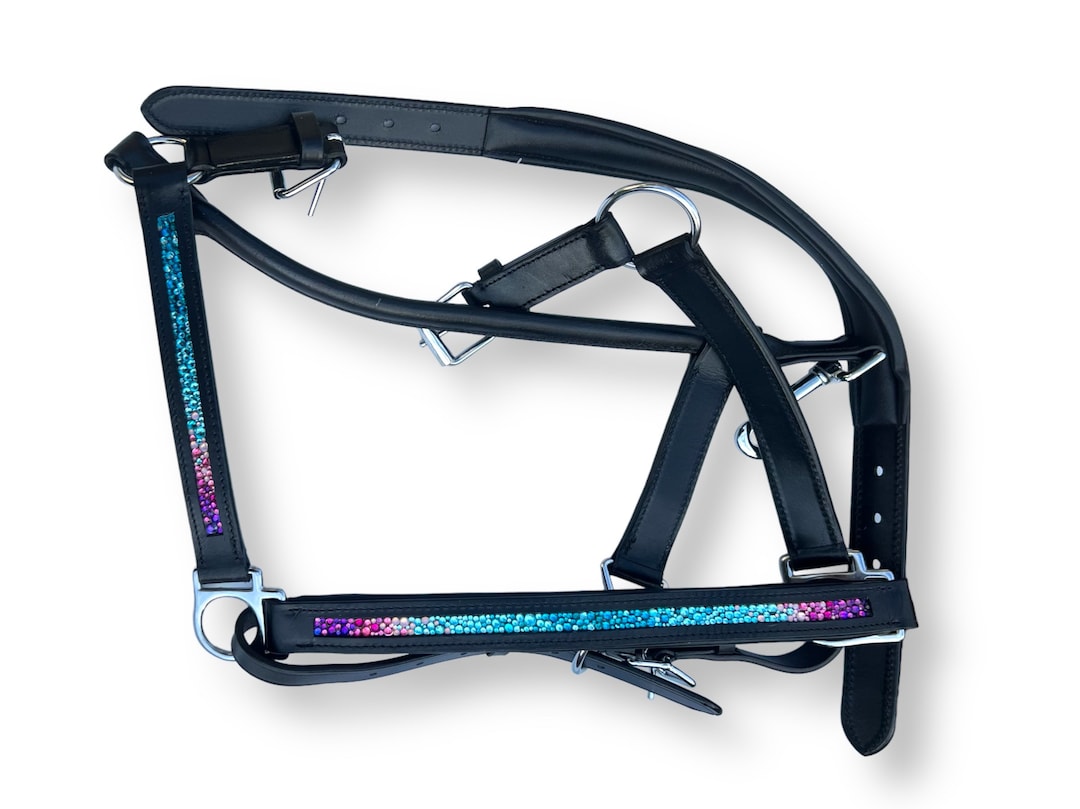 Custom Halter - Bling Head Collar - Choose Your Own Colors -leather ...