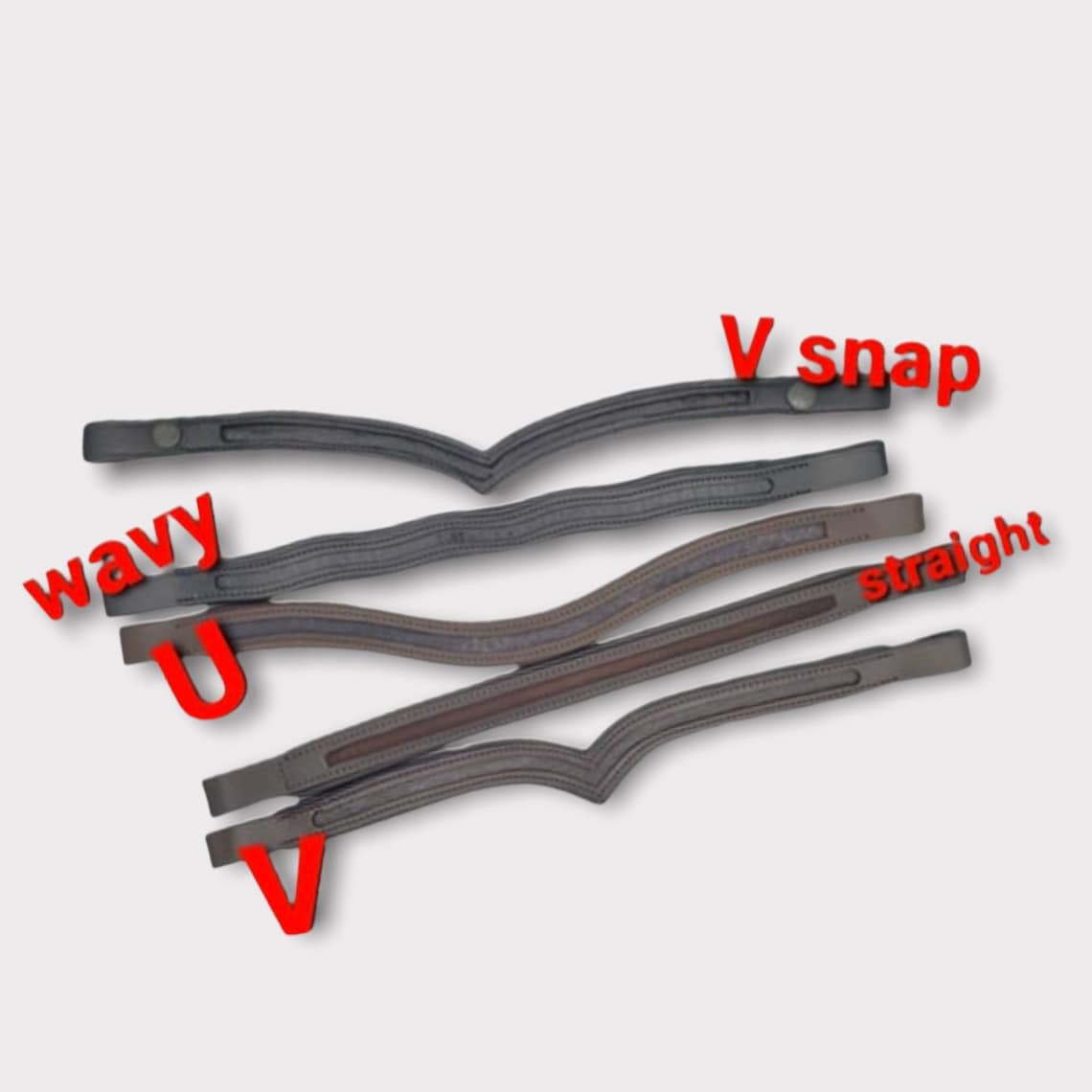 Diy Browband Empty Channel Leather Browband Make Your Own - Etsy