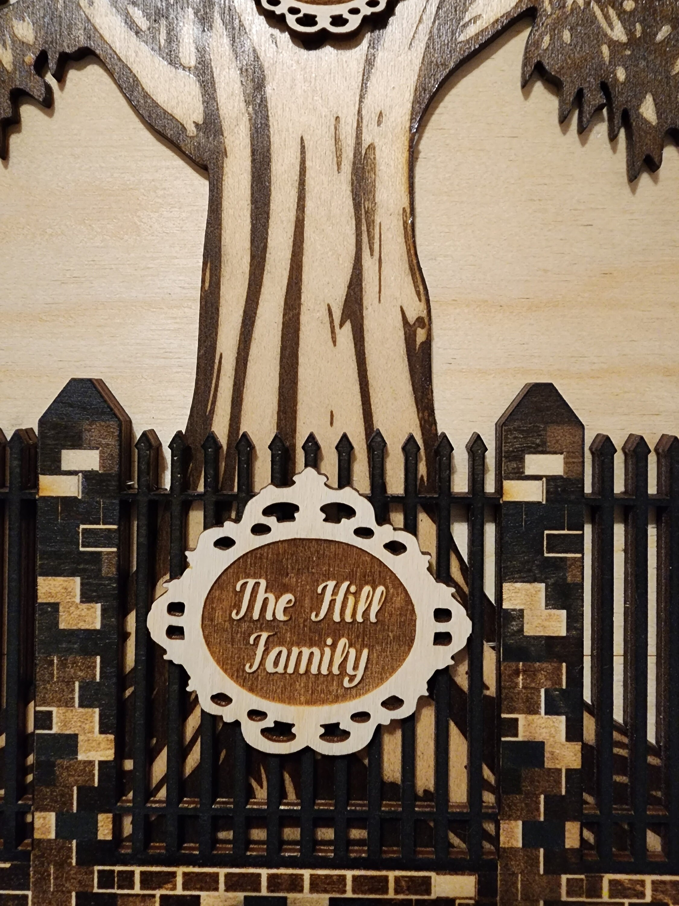 Personalized Family Tree Wall Decor Laser Engraved - Etsy