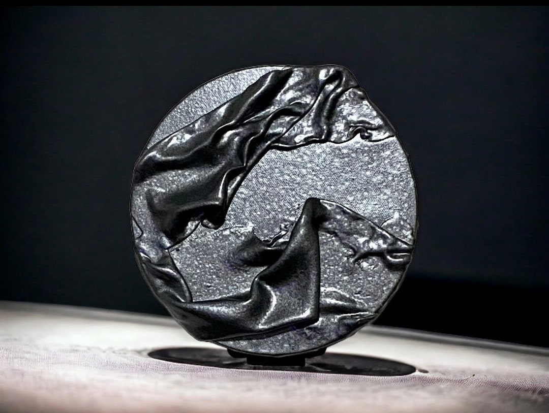 Melted Metal, Clay Art, Canvas Abstract Art, Texture Art - Etsy