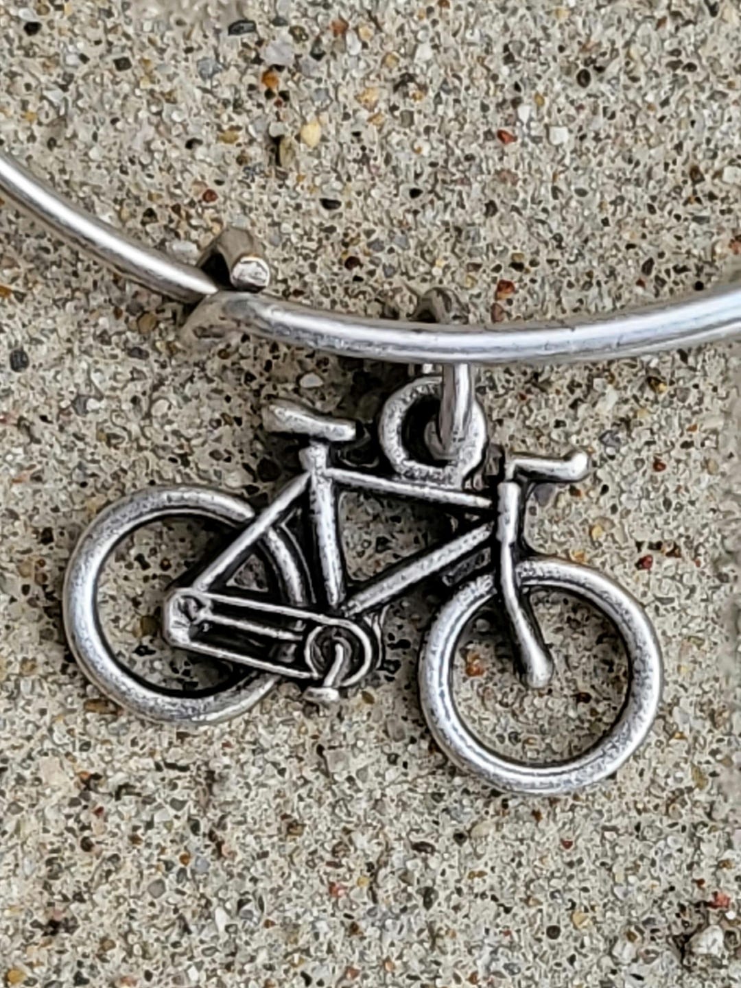 Alex and Ani Bike Charm Bangle Bracelet - Etsy