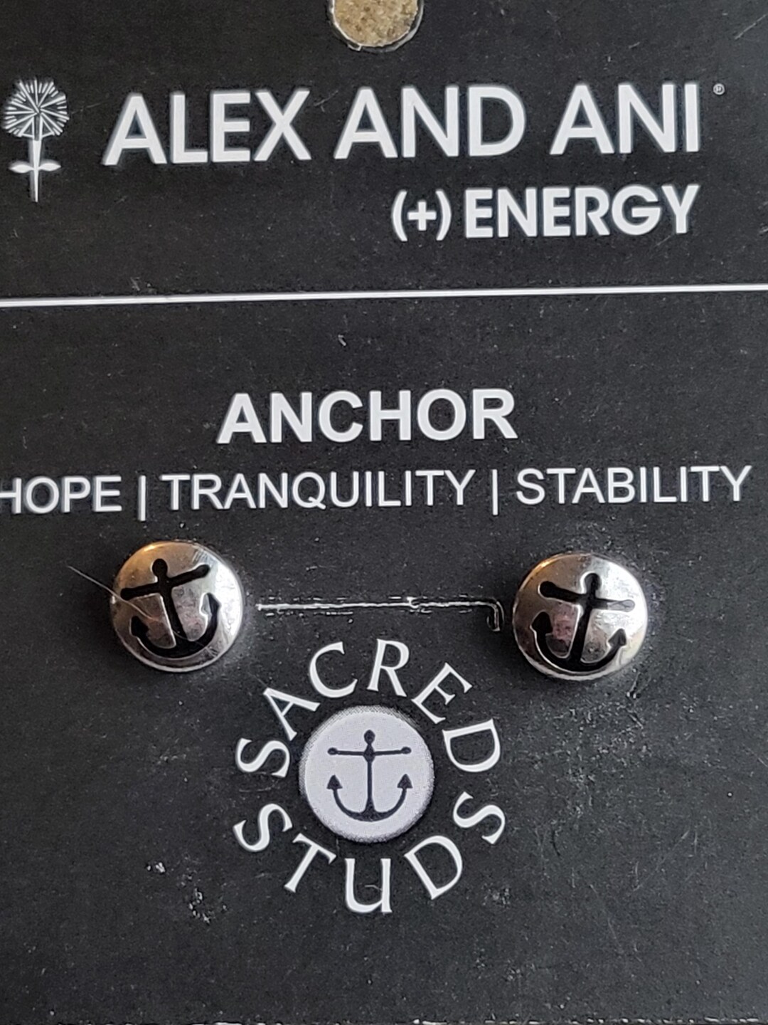 Alex and Ani Anchor Earrings - Etsy