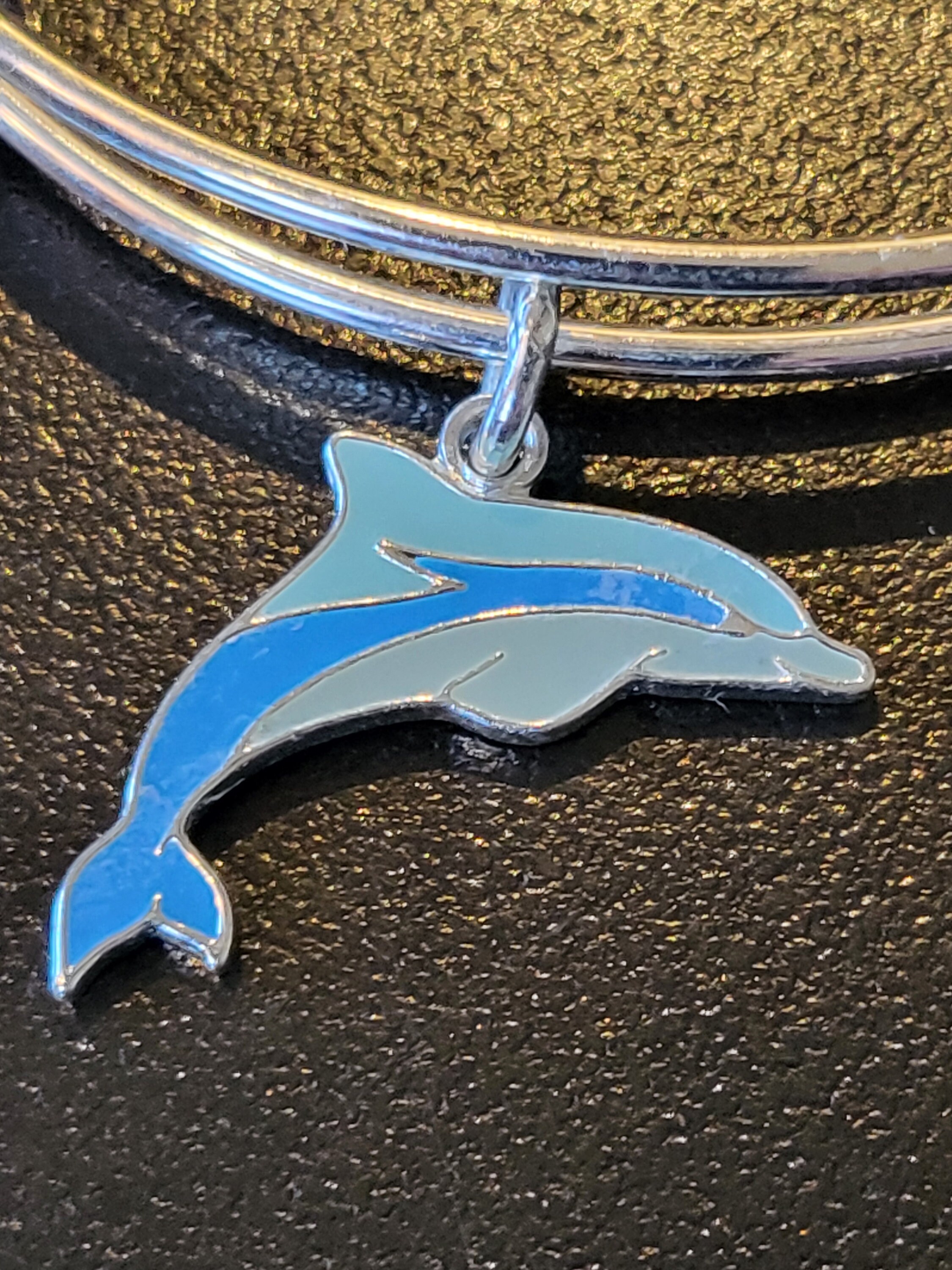 Alex and Ani Dolphin Charm Bangle Bracelet