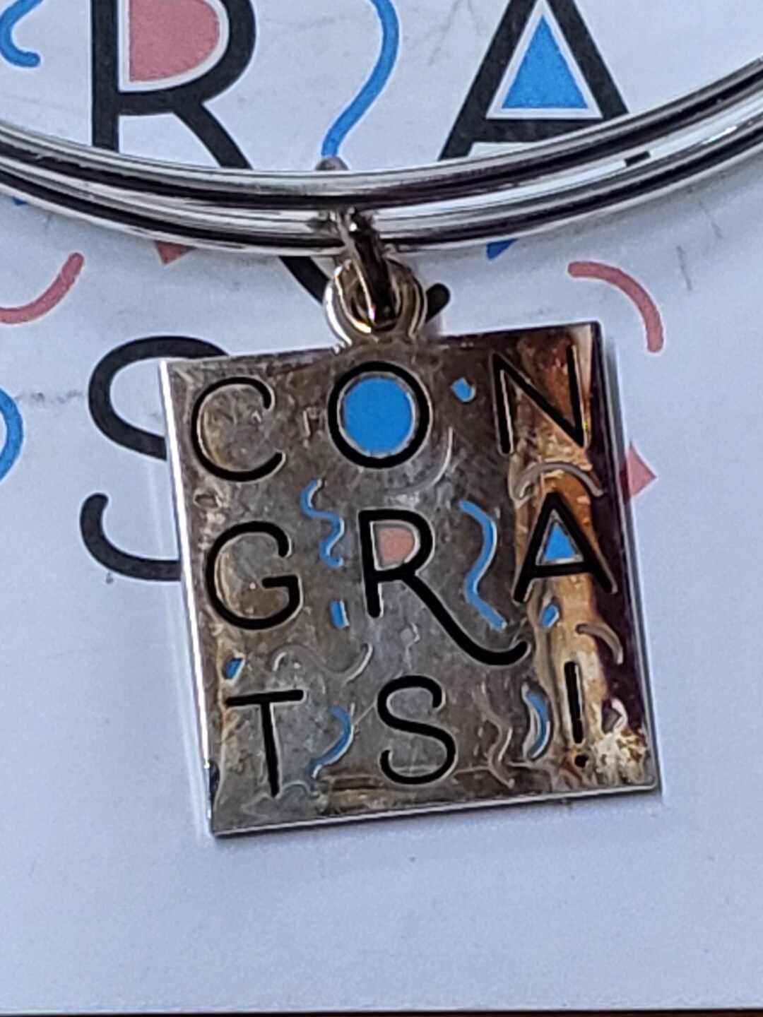 Alex and Ani Congrats Charm Bangle Bracelet - Etsy