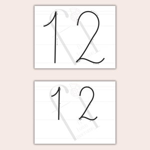 2-in-1 "alphabet" + "numbers" Templates Bundle for Knitted Wire Art ...