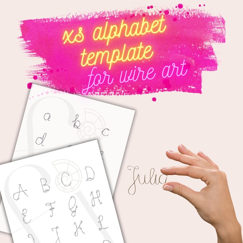 Stencil Letters Tiny - Etsy UK