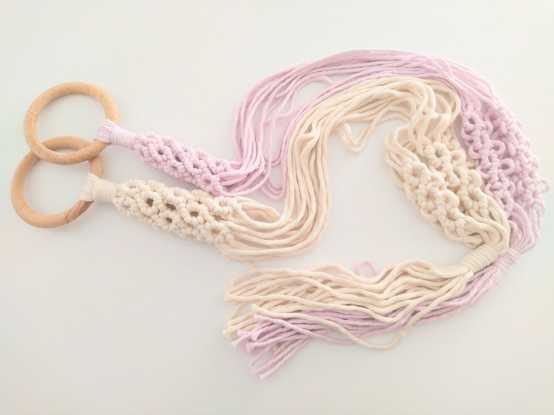 Boho Macrame Ceiling Plant Hanger | Suspended Small/medium Pot Holder ...