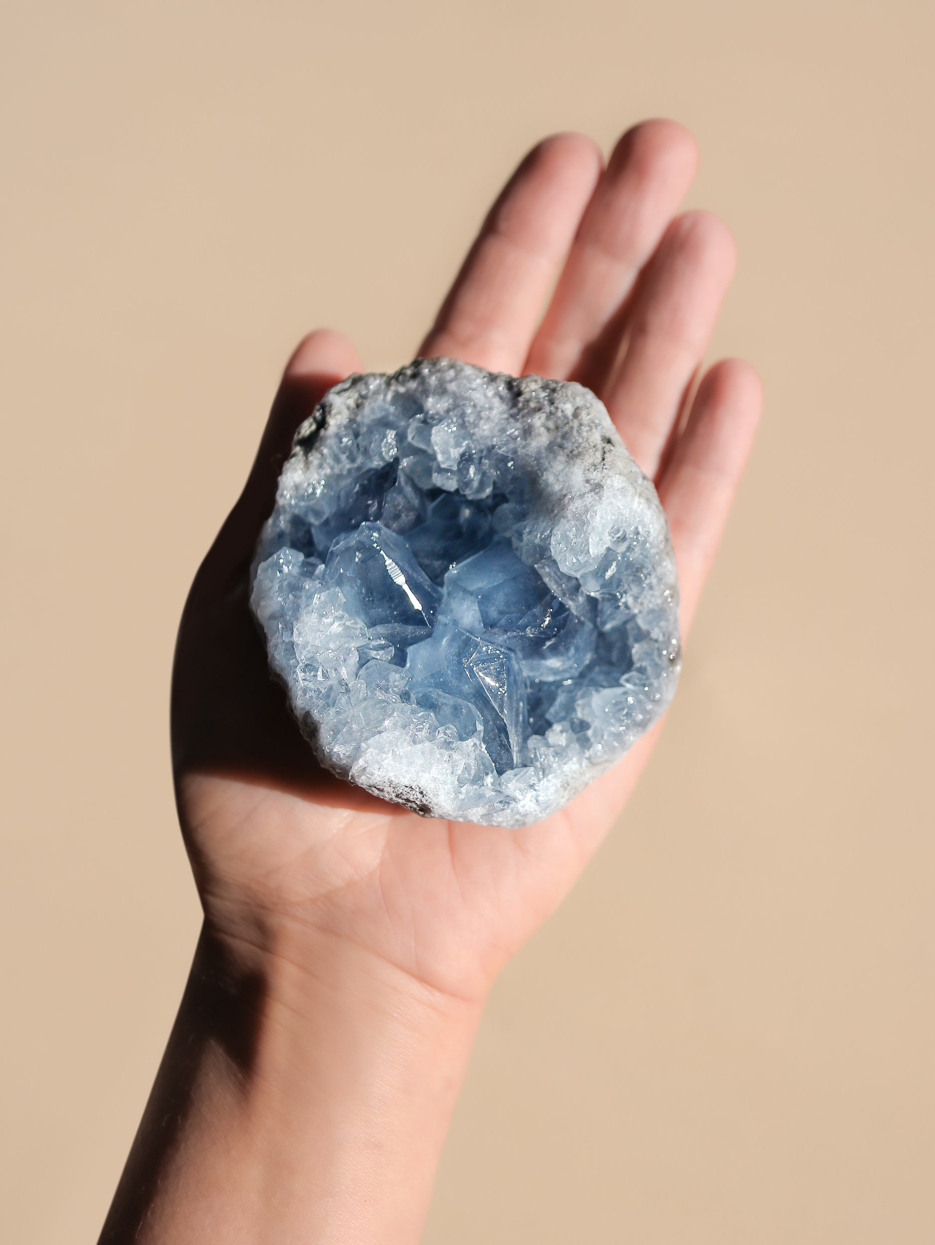 Real Celestine Crystal Light Blue Gemstone Healing Stone for - Etsy ...