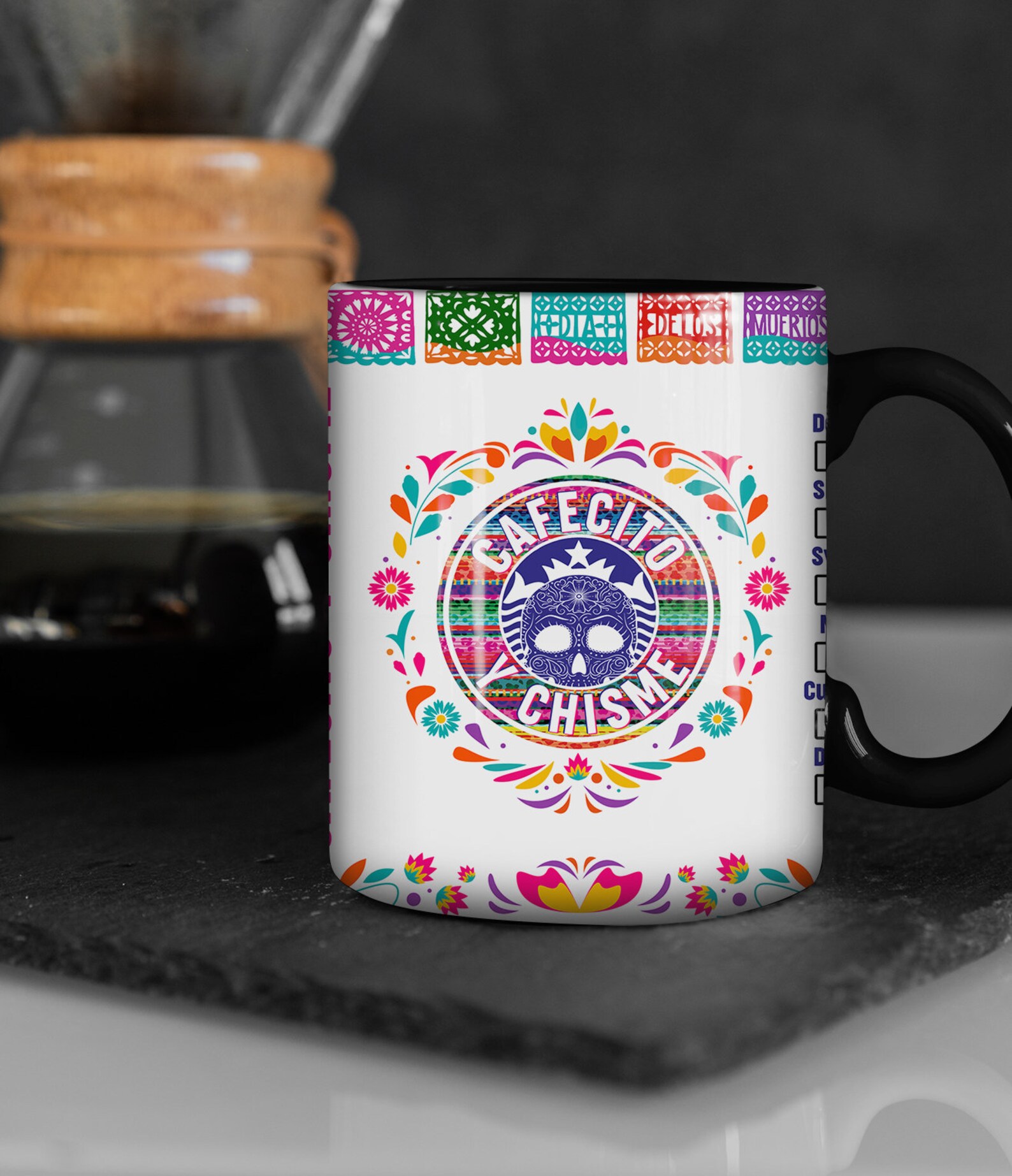 11 Oz Cafecito Y Chisme And Cafecito And Gossip Coffee Mug Etsy