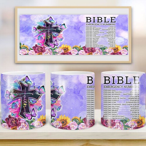 Bible Emergency Numbers Mug Christian Mug Png Bible Verse - Etsy