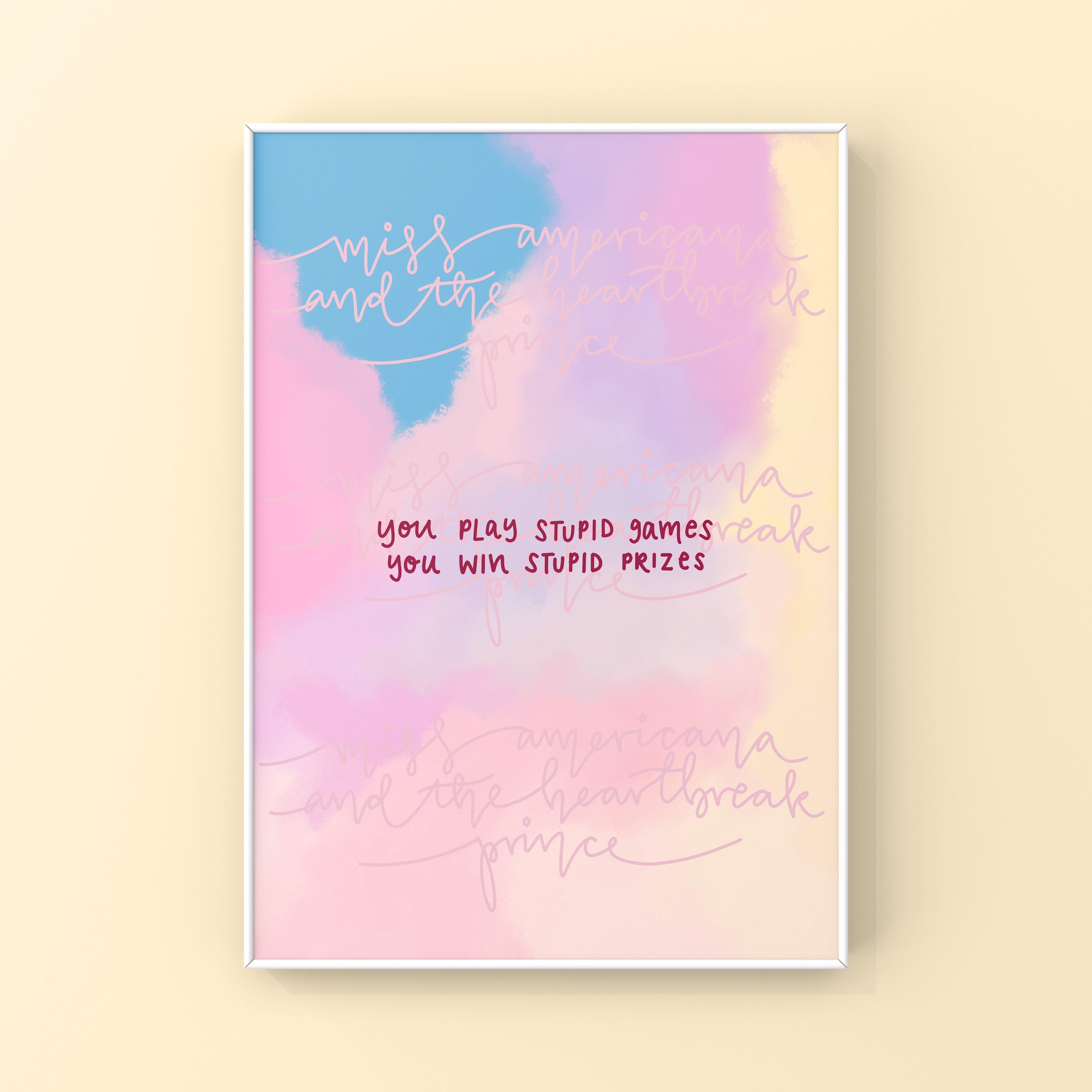 Lover Collection Taylor Swift Songs 1-9 | Etsy UK