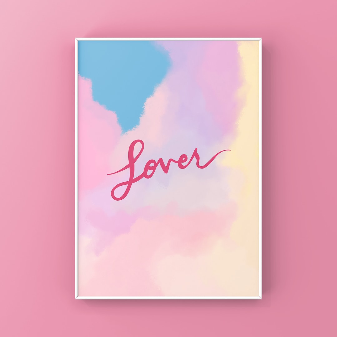 Taylor Swift Logo Lover Print - Etsy