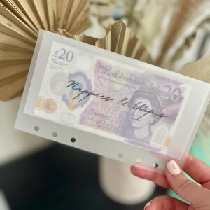 Matt Cash Envelopes, Laminated Personalised Money Saving Envelopes ...