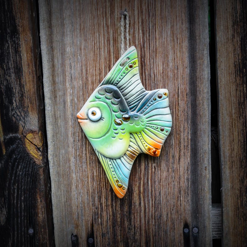 Pottery Fish - Etsy