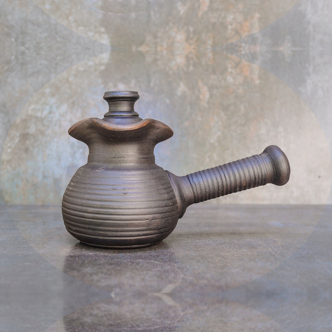 Small Pottery Coffee Maker,ceramic Cezve,handmade Coffee Pot With Lid ...