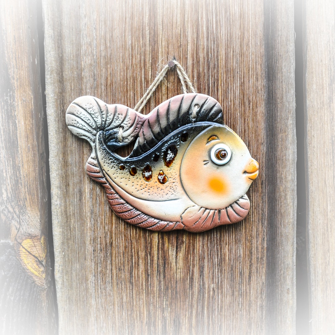 Decorative Ceramic Fish,ceramic Fish Wall Decoration,fish Wall Art,clay ...