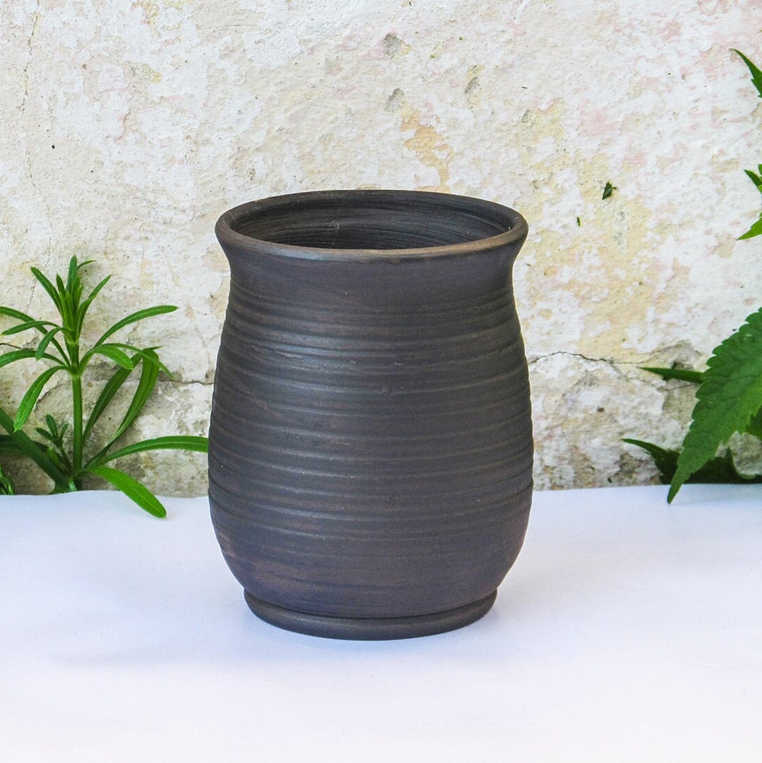 Stemless Pottery Wine Glass,eco Friendly Ceramic Glass,handmade Ceramic ...