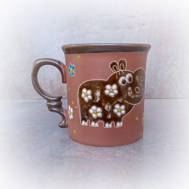 Handmade Ceramic Hippo Tea Mugceramic Coffee Mugcoffee Cup - Etsy