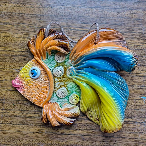 Pottery Fish - Etsy