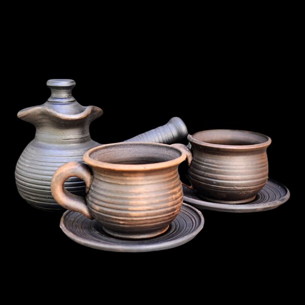 Pottery Coffee Pot - Etsy