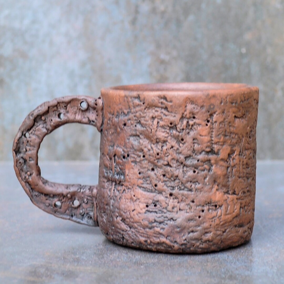 Ceramic Espresso Cup With Tree Bark Effect,eco Friendly Espresso Cup ...