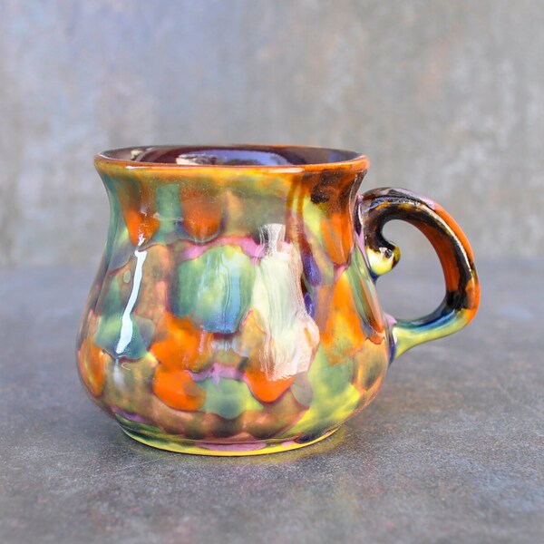 Colorful Coffee Cup - Etsy