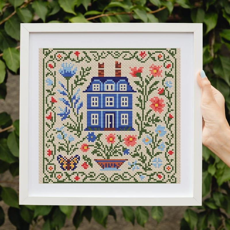 X Stitch Victorian House - Etsy