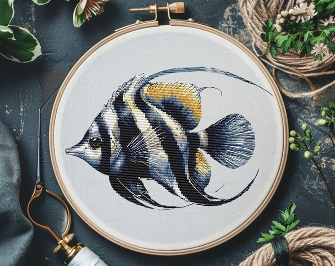 PDF Jungle Paradise, Counted Cross Stitch Pattern, Wild Animals, Floral ...