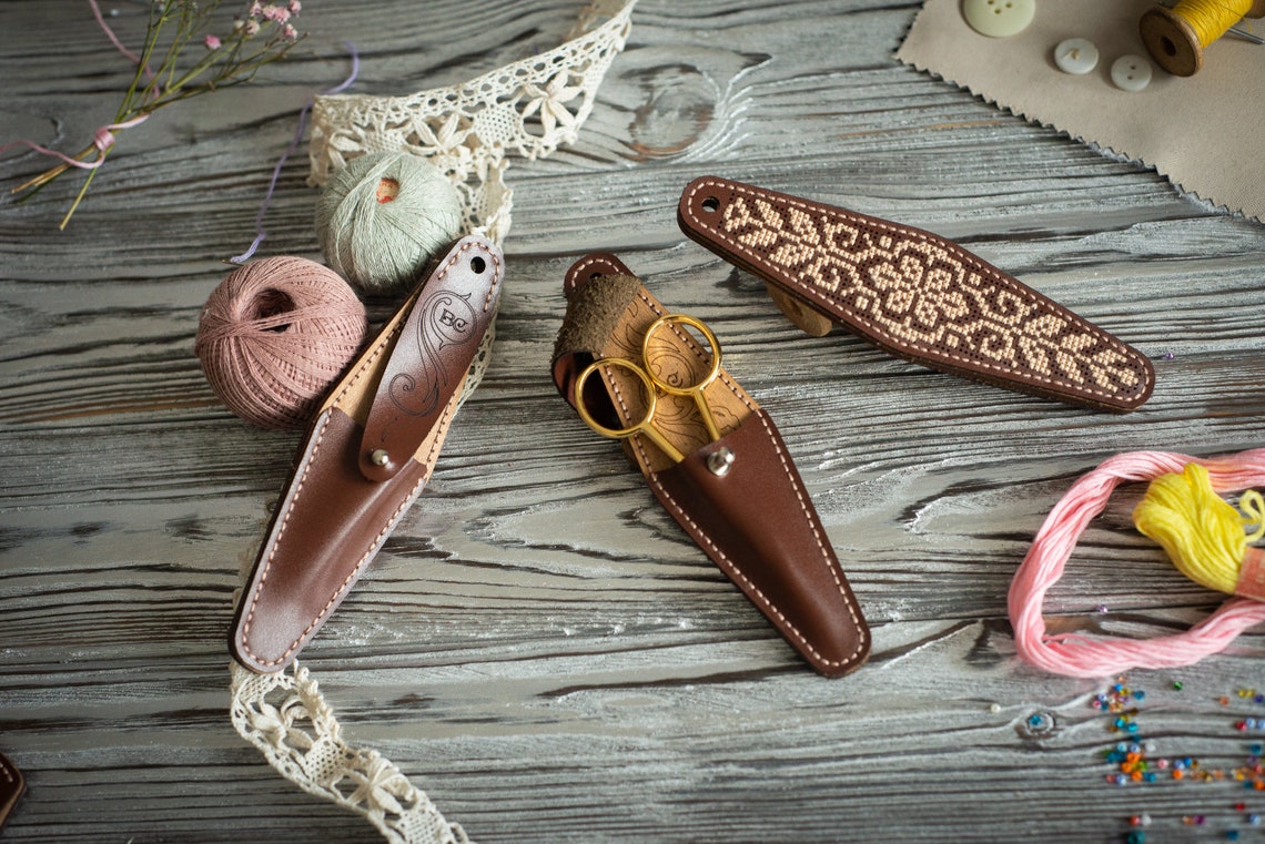 Scissors Cover Making Kit Cross-stitch Embroidery DIY Set - Etsy