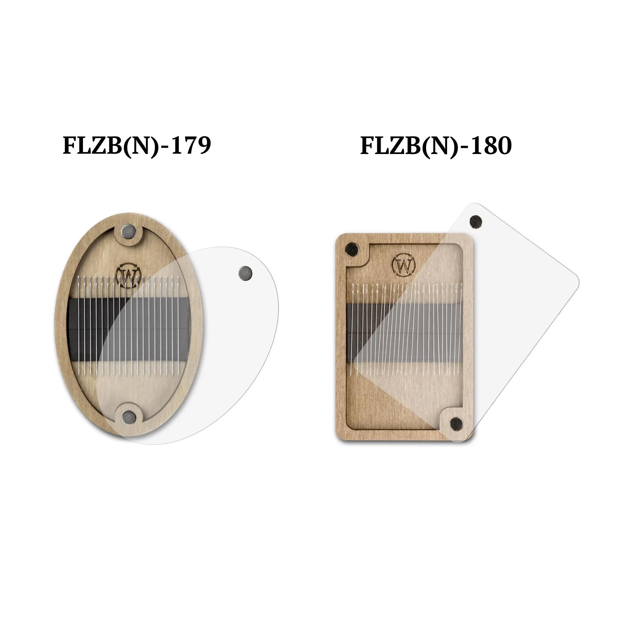 Oval Plywood Needle Minder With Magnetic Lid, Minimalist Rectangular ...