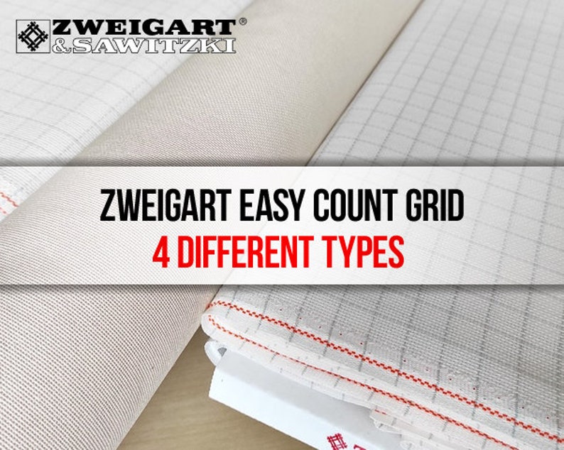 Zweigart Easy Count Grid Cross Stitch Canvas Aida Embroidery - Etsy ...
