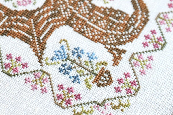 Dragon & Castle Cross Stitch Pattern, Ukrainian X-stitch Design, DIY ...