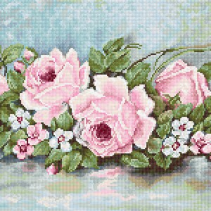 Roses Tapestry Needlepoint Set Bouquet of Roses Gobelin DIY - Etsy