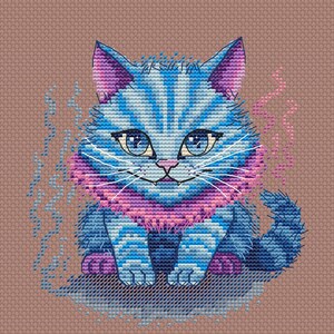 Cheshire Cat Cross-stitch Pattern, Alice in Wonderland Embroidery ...