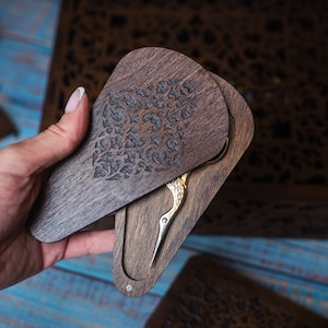 Wooden Sewing Organizer, Thread Storage, Embroidery Box With Spools ...