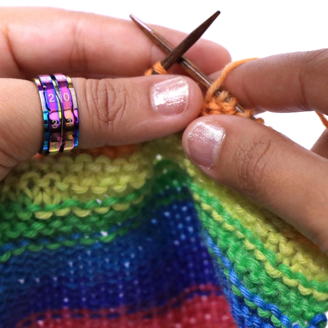 Row Counters Rings Knitpro, 2 Designes, 8 Sizes, Knitting Tool, Crochet ...