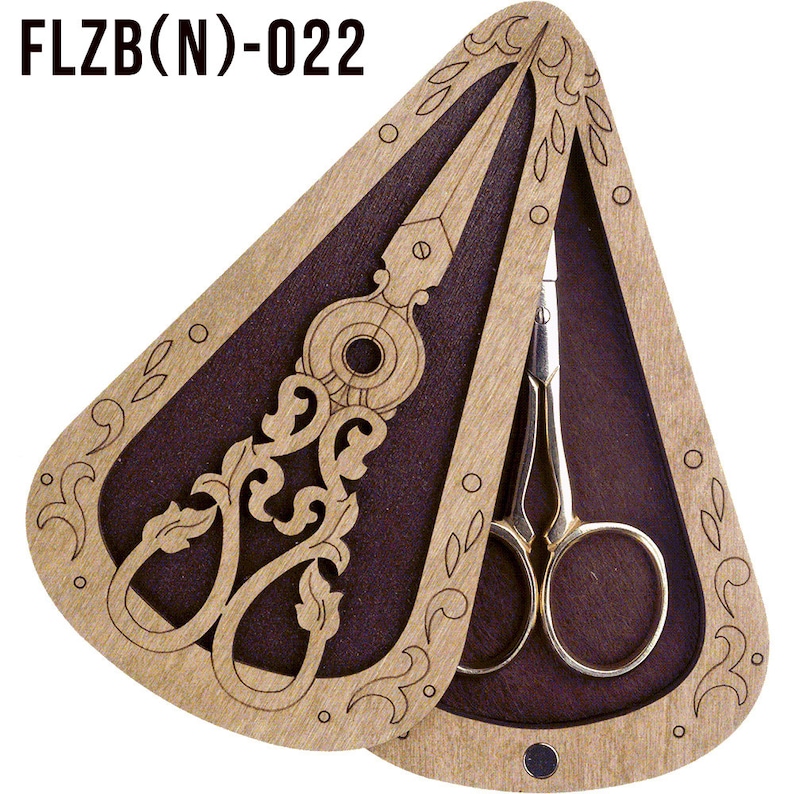 Embroidery scissors case Cross stitch organizer Scissors holder Small ...