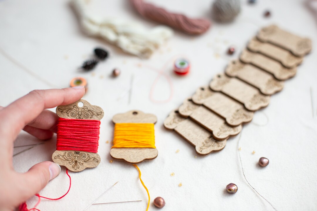 10\20\50 Hanging Thread Bobbins, Organizer for Floss, Moulinet DMC ...