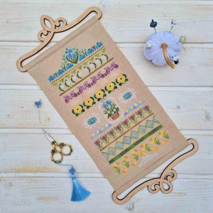 Wooden Bell Pull Hanger, Needlework Wood Frames, Embroidery & Cross ...