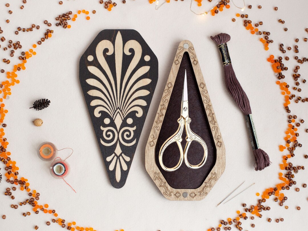 Scissors Case, Modern Cross Stitch Tools, Hand Embroidery Supplies ...