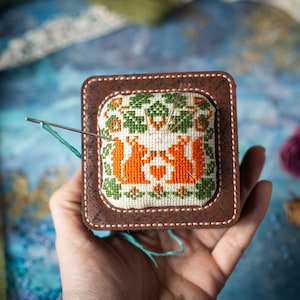 DIY Needle Case Box Making Set of 3 Kits, Cross-stitch Pincushions ...