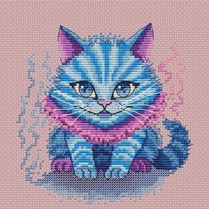 Cheshire Cat Cross-stitch Pattern, Alice in Wonderland Embroidery ...