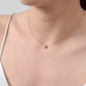 Mini Cross Necklace, Gold Cross Necklace, Cross Pendant, Dainty ...
