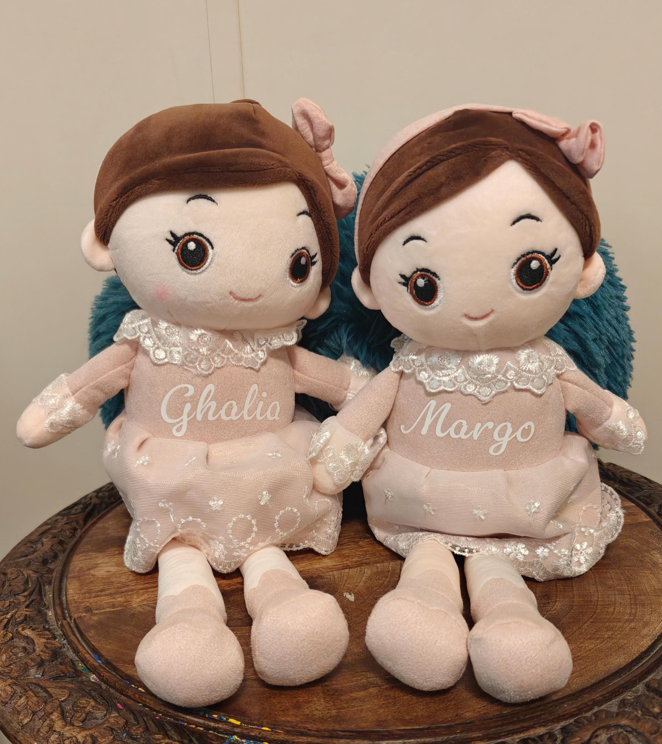 Personalized Girl Plush Dolls, Soft Plushie Gifts for Girls, Christmas ...