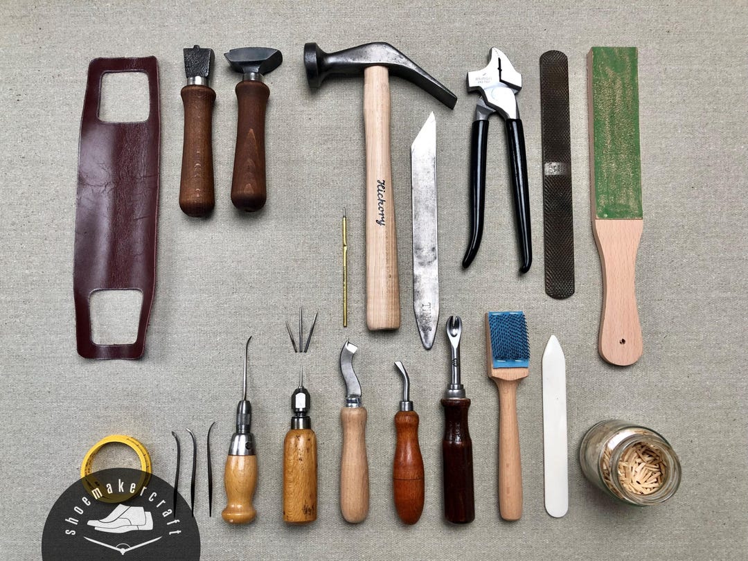 Shoemaker Tool Set Kit for Beginners Starters Shoemaking BASIC Made in ...