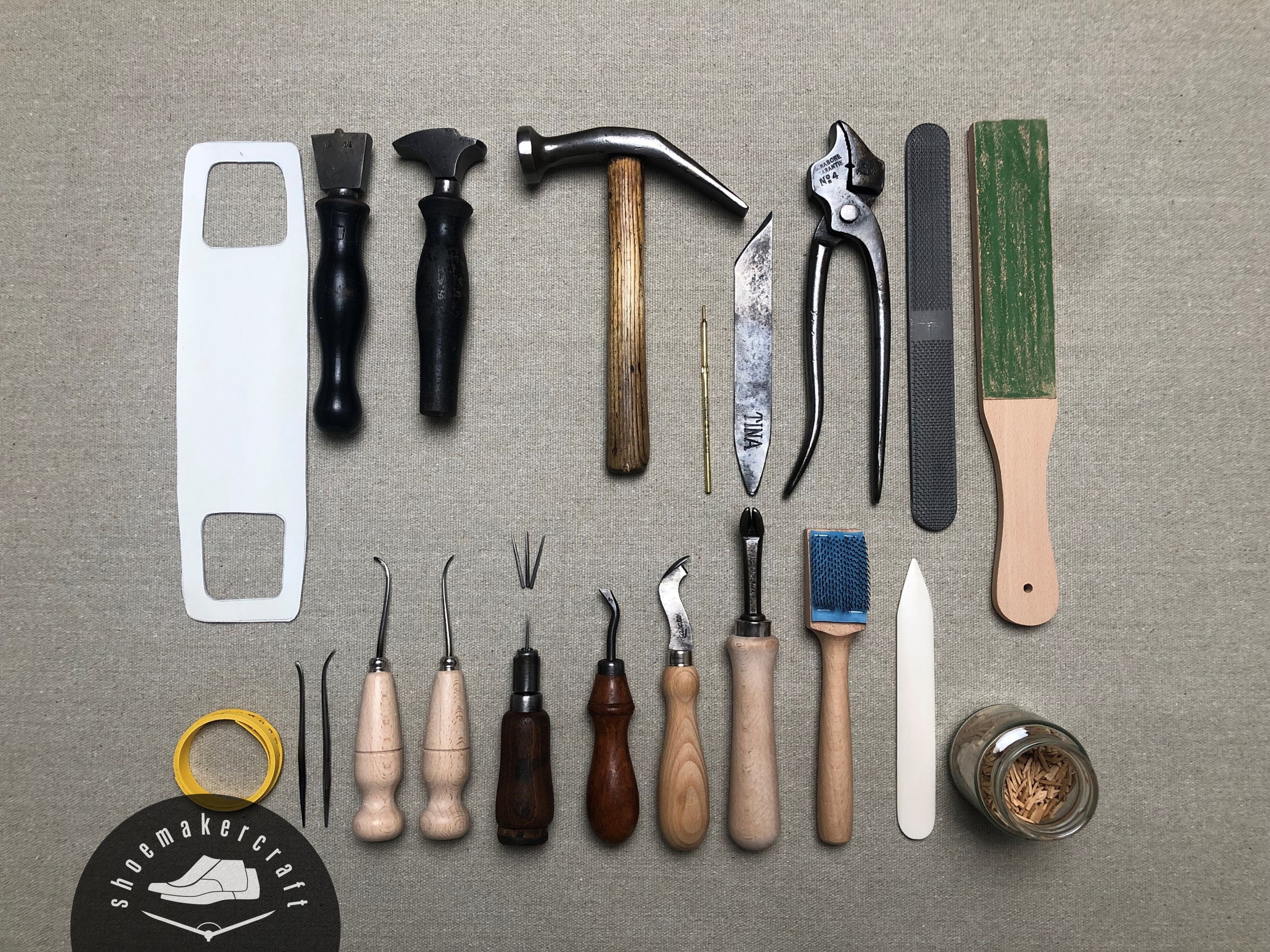 Shoemaker Tool Set Kit for Beginners Starters Shoemaking BASIC Made in ...